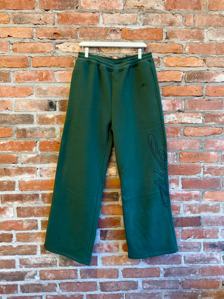 Signature Wide Pant Dark Green/Black – Complex Clothing Inc.