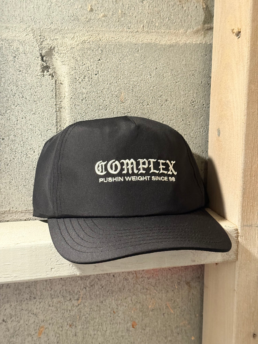 Nemek Five Panel Nylon Strapback Black – Complex Clothing Inc.