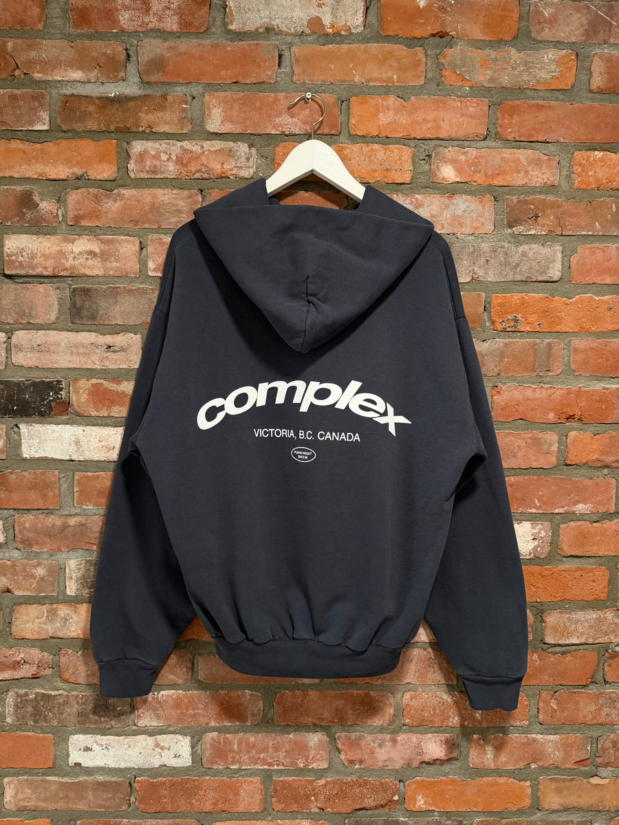 Wavy Arch PO Hood Dolphin Blue – Complex Clothing Inc.